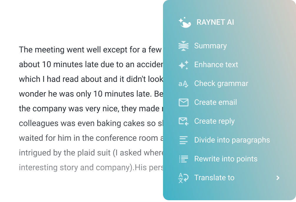 RAYNET CRM: The #1 choice for your success